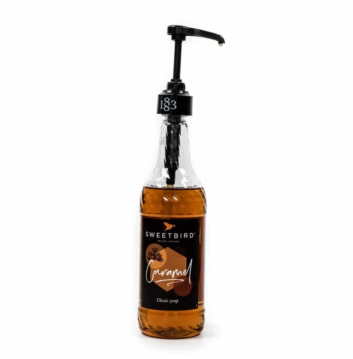 Sweetbird Syrup Pump - Black For 1 Litre Bottle